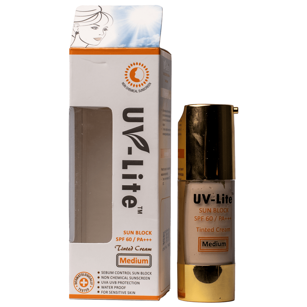 UV Lite Sunblock SPF 60/P medium – Epharma.pk